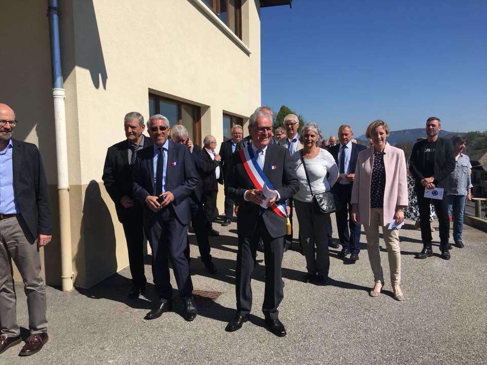 Inauguration des travaux du carrefour giratoire et de l'aménagement de ...